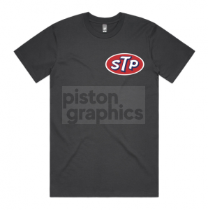STP Tee charcoal | Piston Graphics