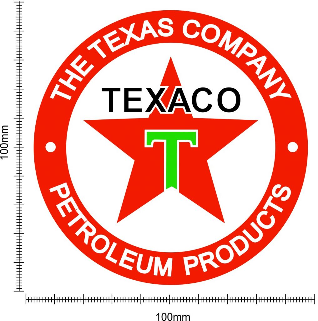 Texaco Classic Decal | Piston Graphics vehicle decals and stickers
