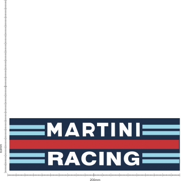 Martini Racing decal | Piston Graphics vehicle decal