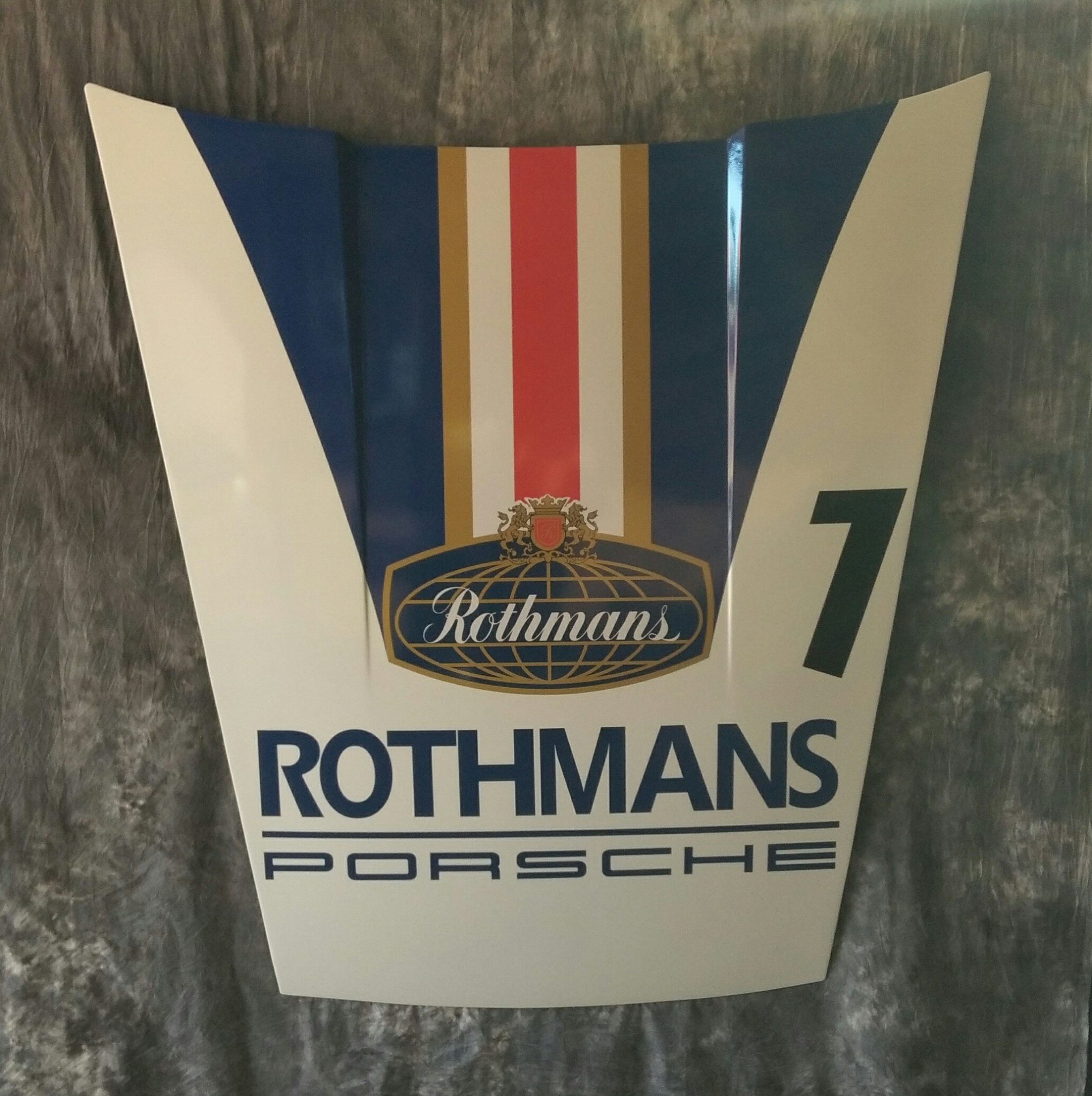Rothmans Racing Porsche bonnet | wall art for man cave or workshop